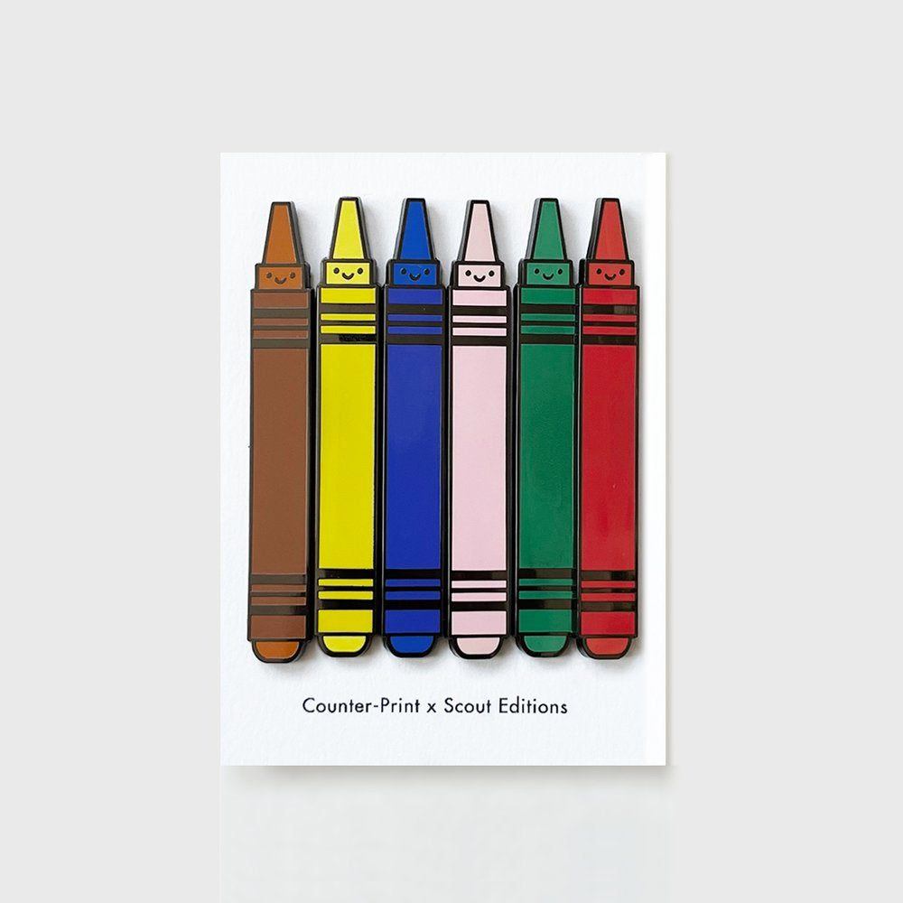 Crayon Enamel Pin – Popbox shop