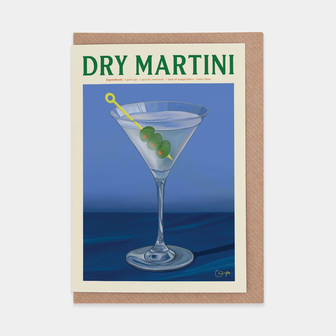 “Dry Martini” Card – Popbox shop